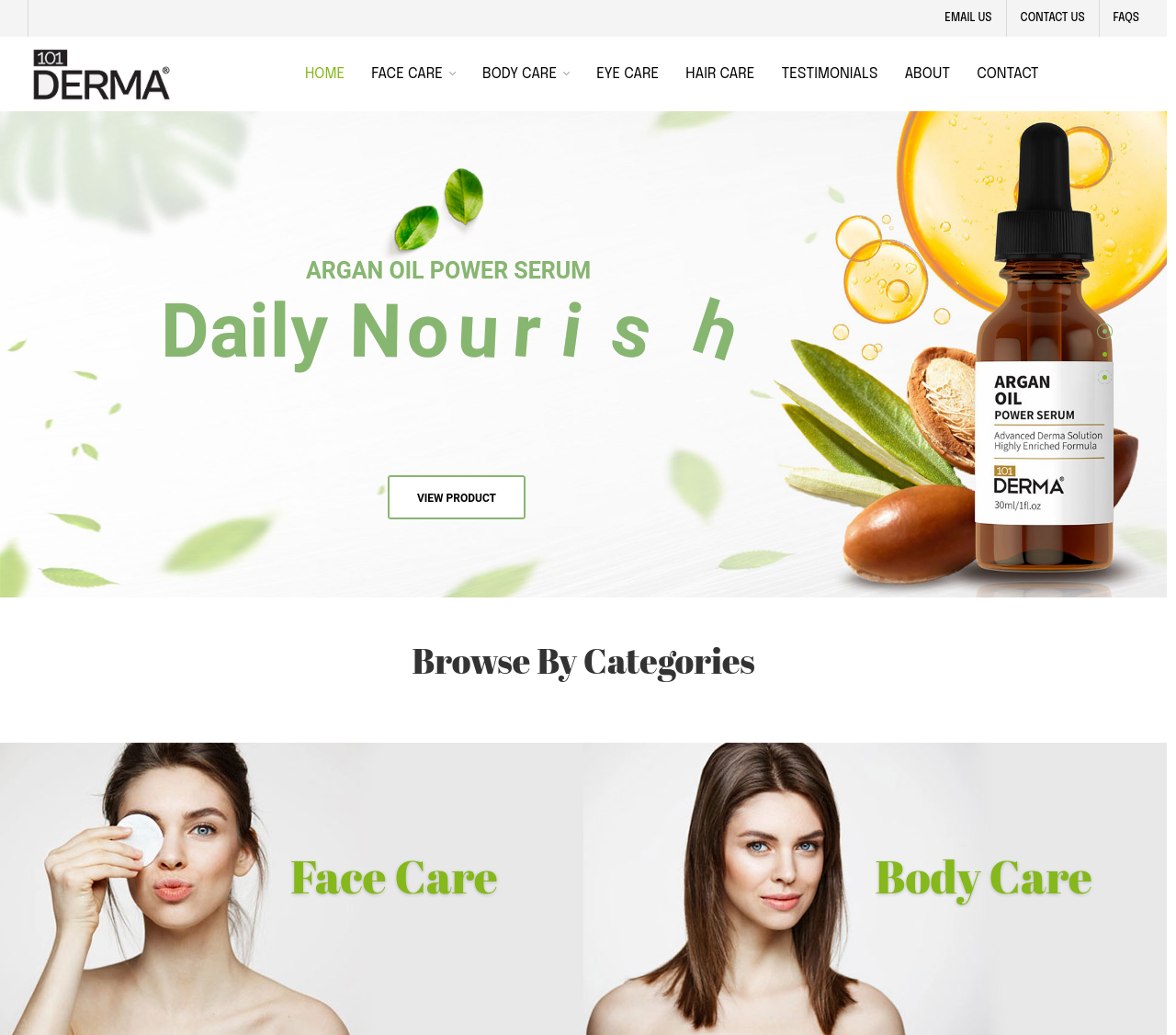 101Derma - eOrganics Portfolio
